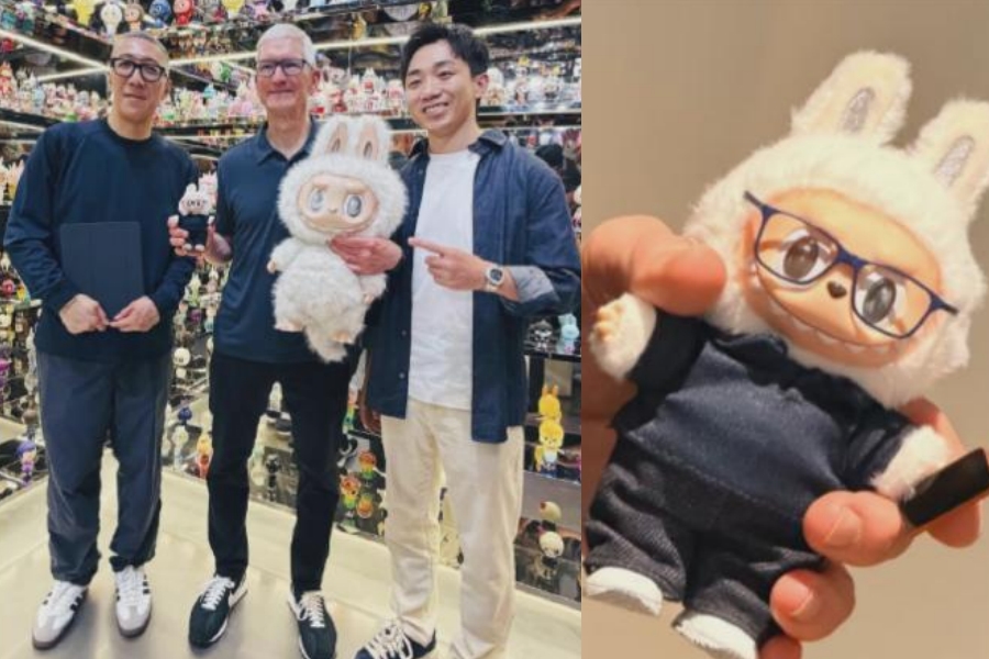 Tim Cook gives in to the Labubu hype to court Chinese consumers ...